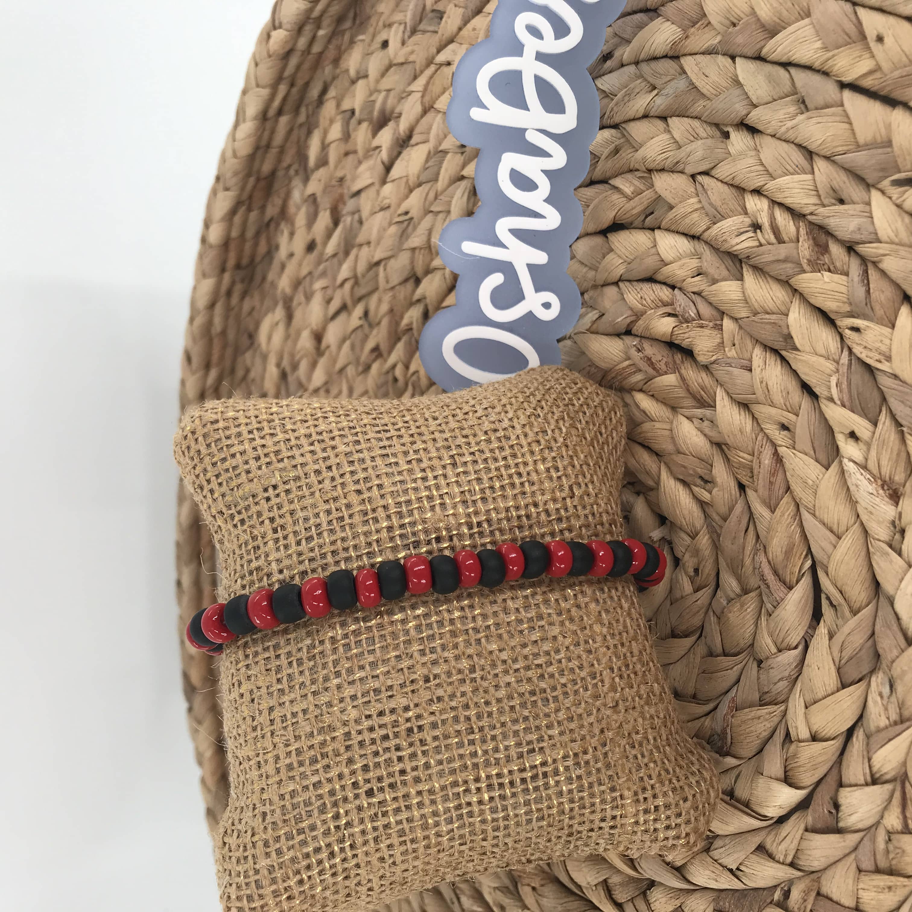 Eleggua Stretchy Ilde Beaded Bracelets Big Beads – Osha Designs